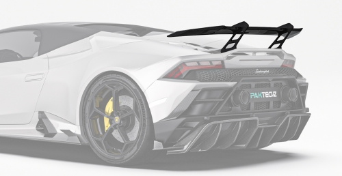Lamborghini Huracan EVO Paktechz Design Carbon Fiber Rear Spoiler Rear Wing