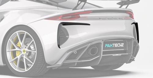 Lotus EMIRA Paktechz Design Carbon Fiber Rear Canards